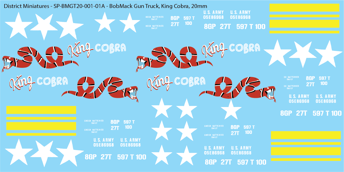 Vietnam Gun Trucks, 20mm – District Miniatures