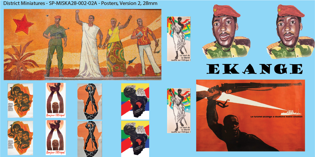 Africa - Posters (Multiple Options), 28mm – District Miniatures